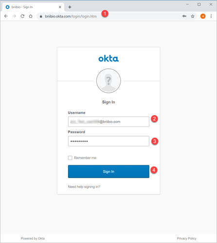 OKTA ACTIVATION AND SETUP – Brii Biosciences